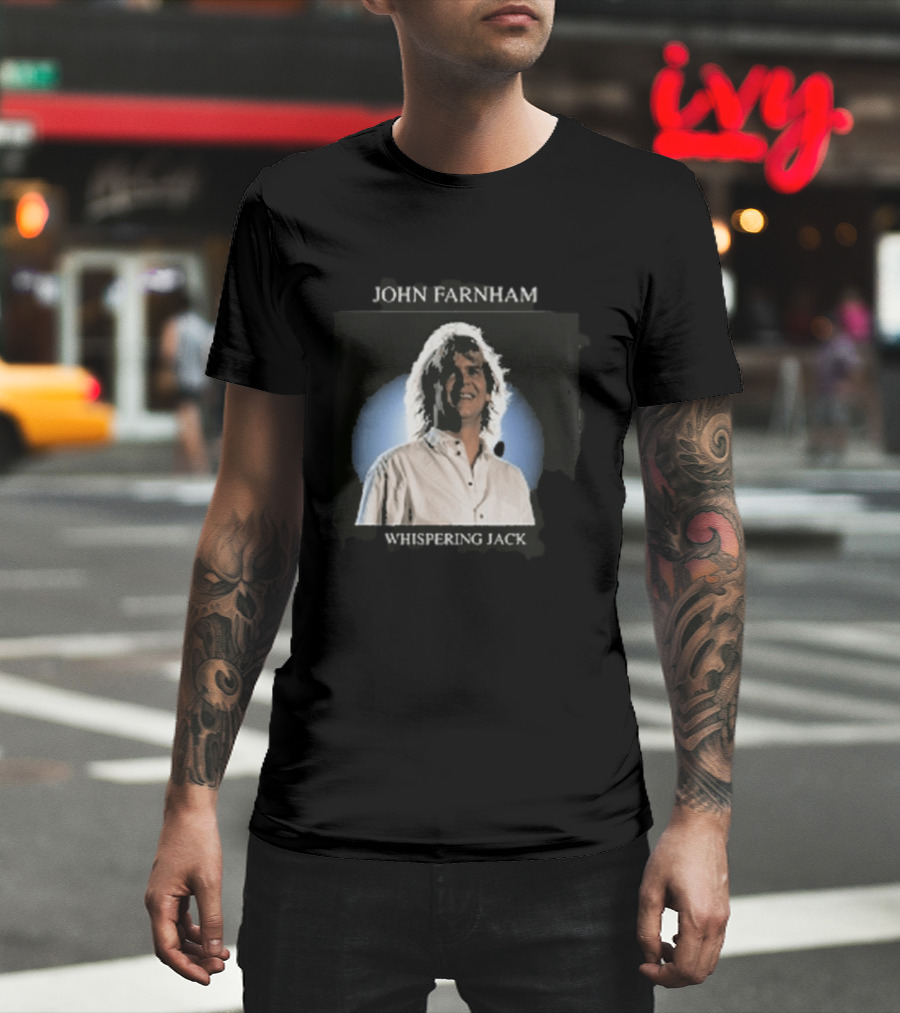 John Farnham Whispering Jack Photo Vintage Album Cover T-Shirt