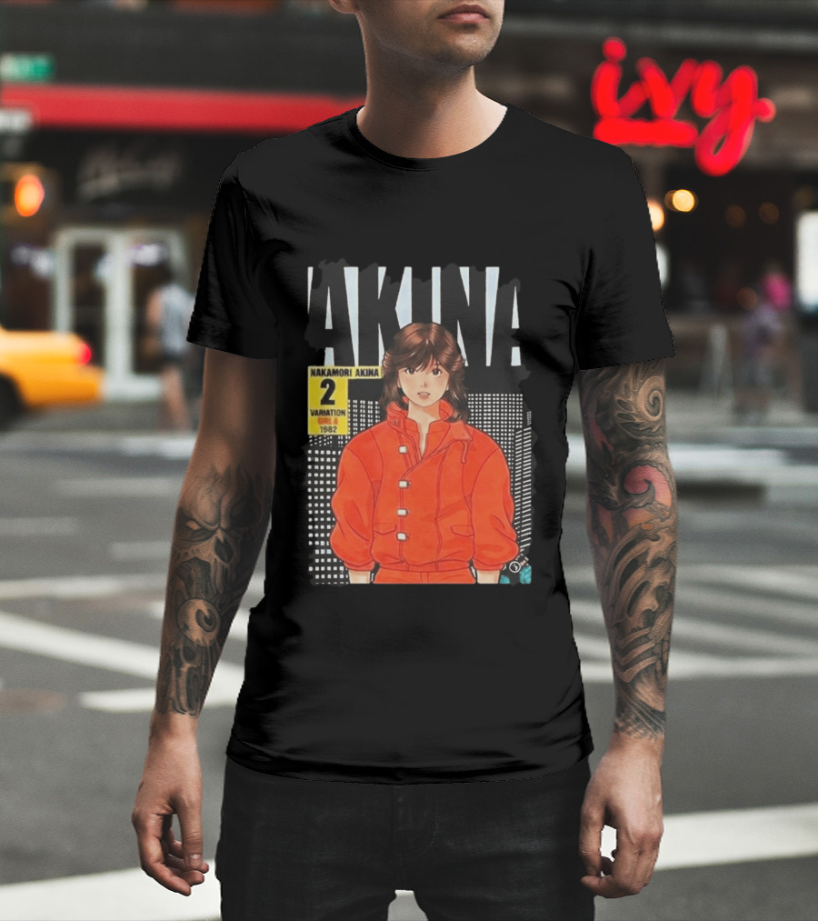 Nakamori Akina Variation Girl 2 1982 Anime Manga T-Shirt