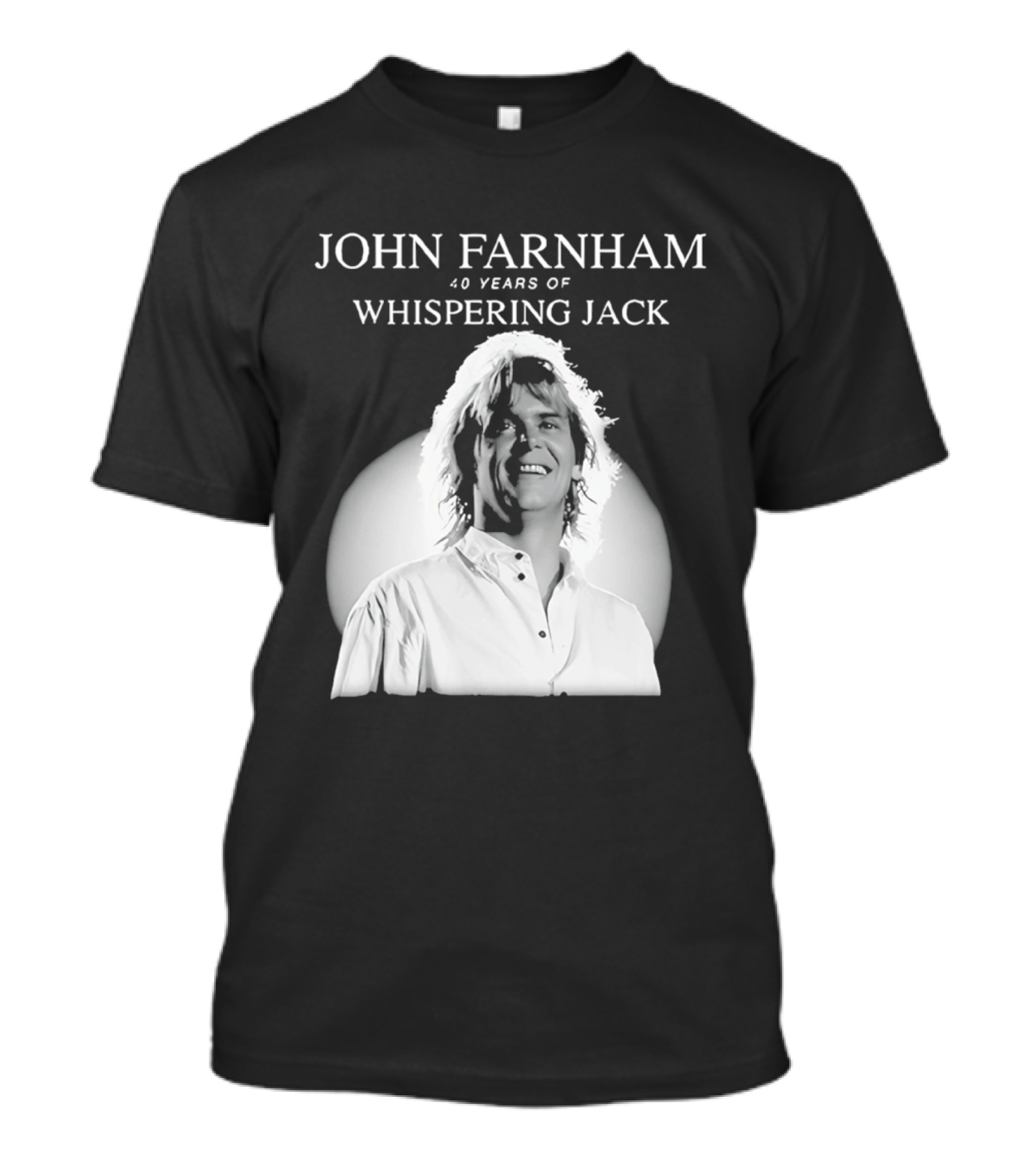 40 Years Of John Farnham Whispering Jack T-Shirt
