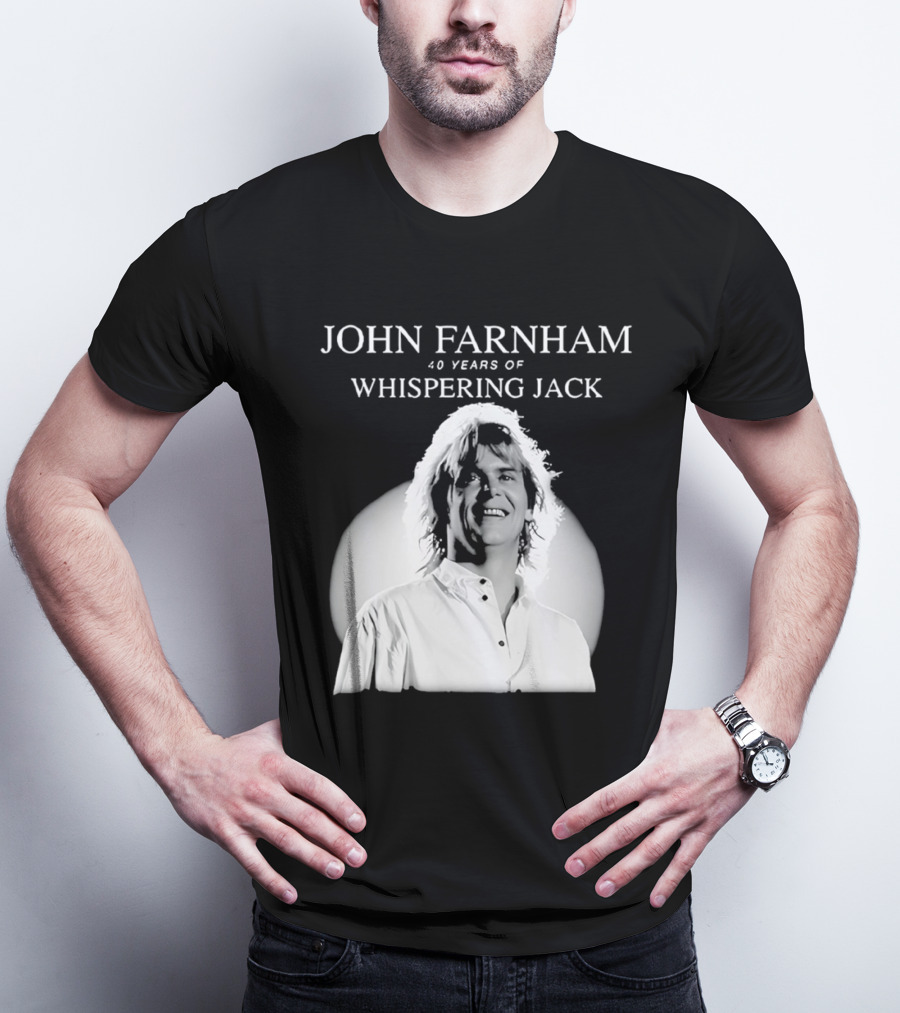 40 Years Of John Farnham Whispering Jack T-Shirt