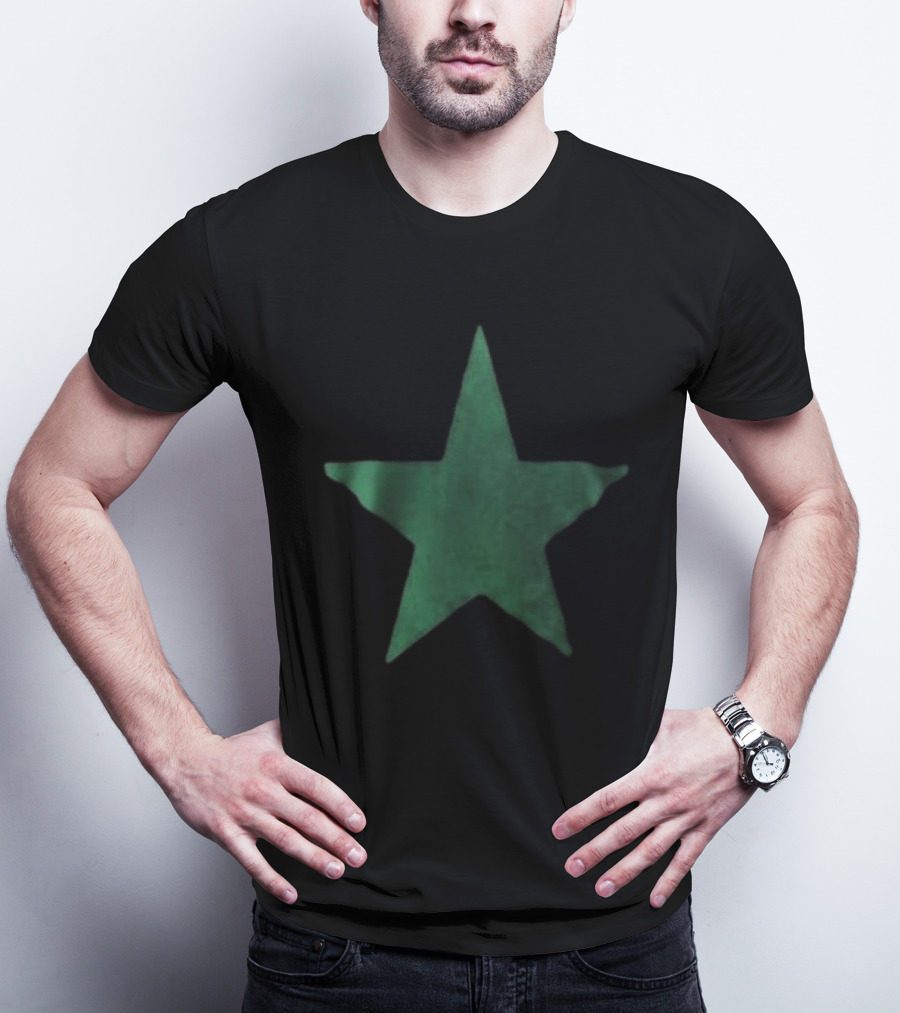 Justin Bieber World Star Imports Green Star T-Shirt