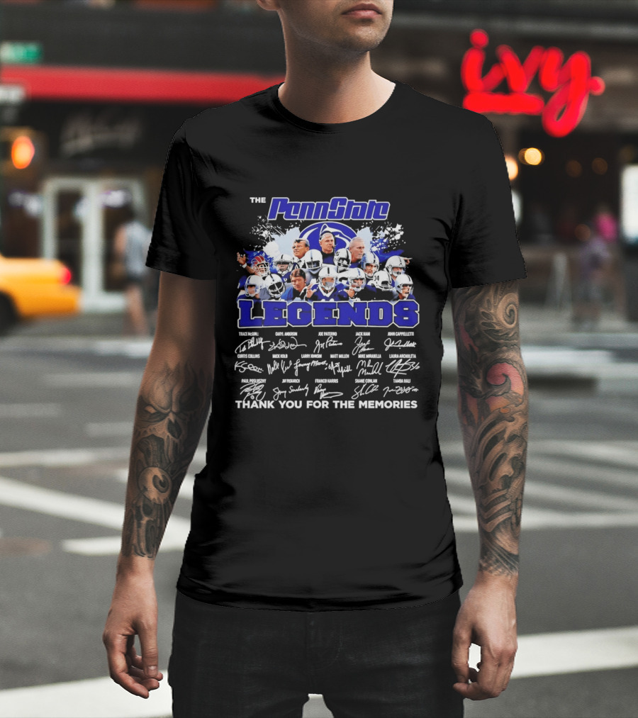 Penn State Legends Thank You For The Memories T-Shirt