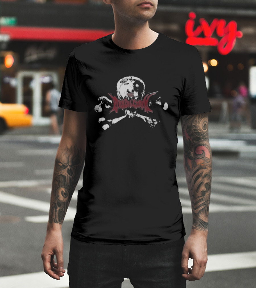 Loma Vista Recordings Denzel Curry Skull Crossbones Red X T-Shirt