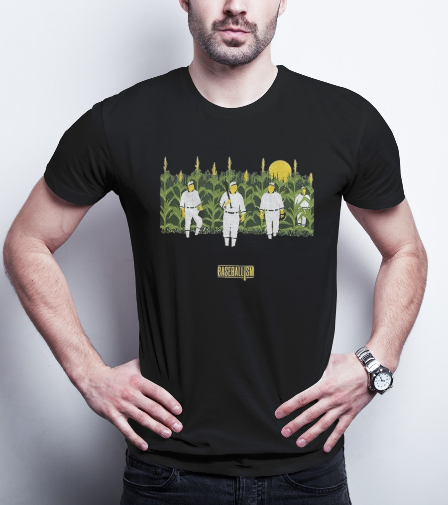 Phillies Vs Twins Field Of Dreams Baseballism Cornfield Players Sun T-Shirt
