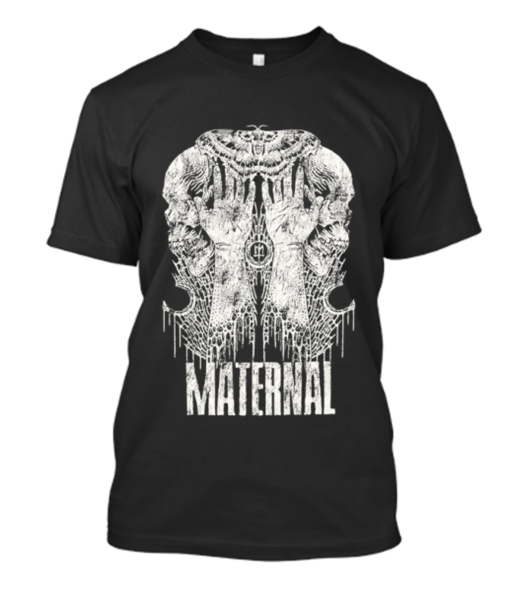 Maternal Disaster Reflecto Skull T-Shirt