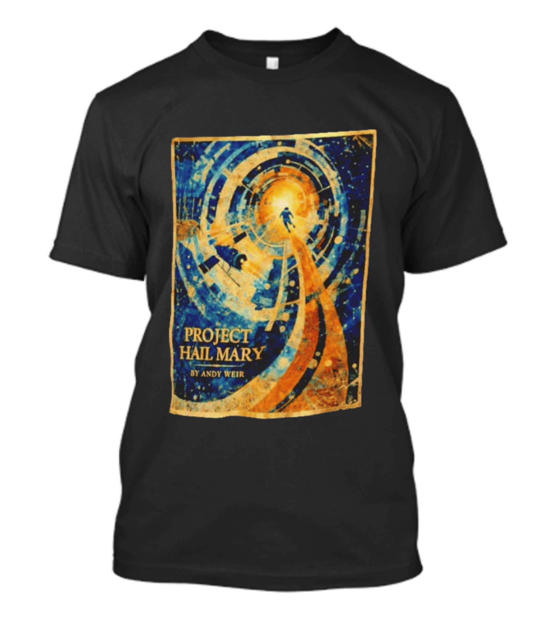 Project Hail Mary By Andy Weir Space Adventure T-Shirt