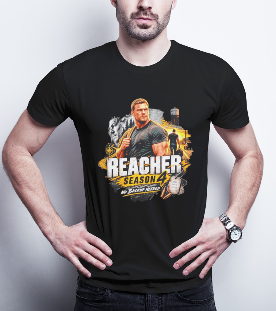Reacher Season 4 No Backup Needed Morgan GA T-Shirt