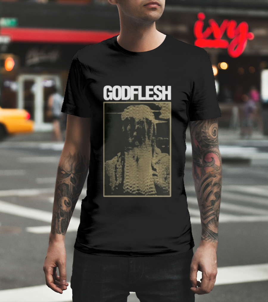 Godflesh Relapse Decay Distorted Image T-Shirt