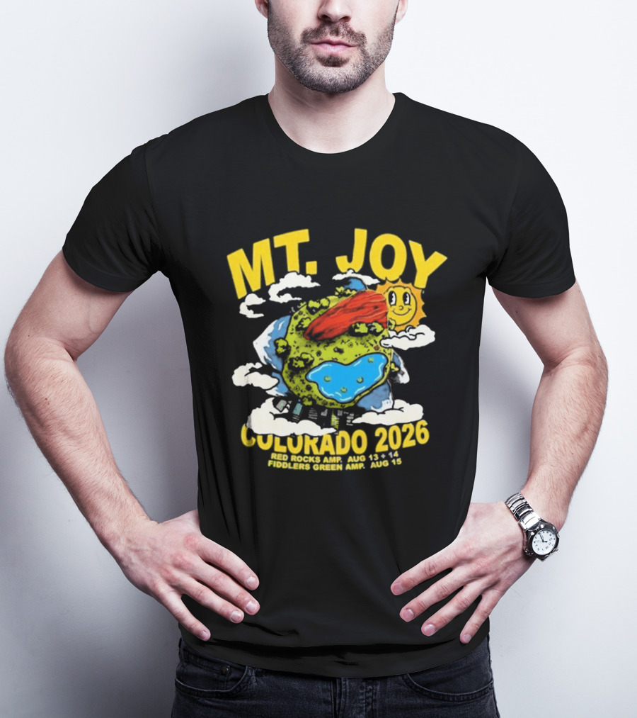 MT. Joy Colorado 2026 Red Rocks Amphitheatre August 13 Fiddler's Green August 15 T-Shirt