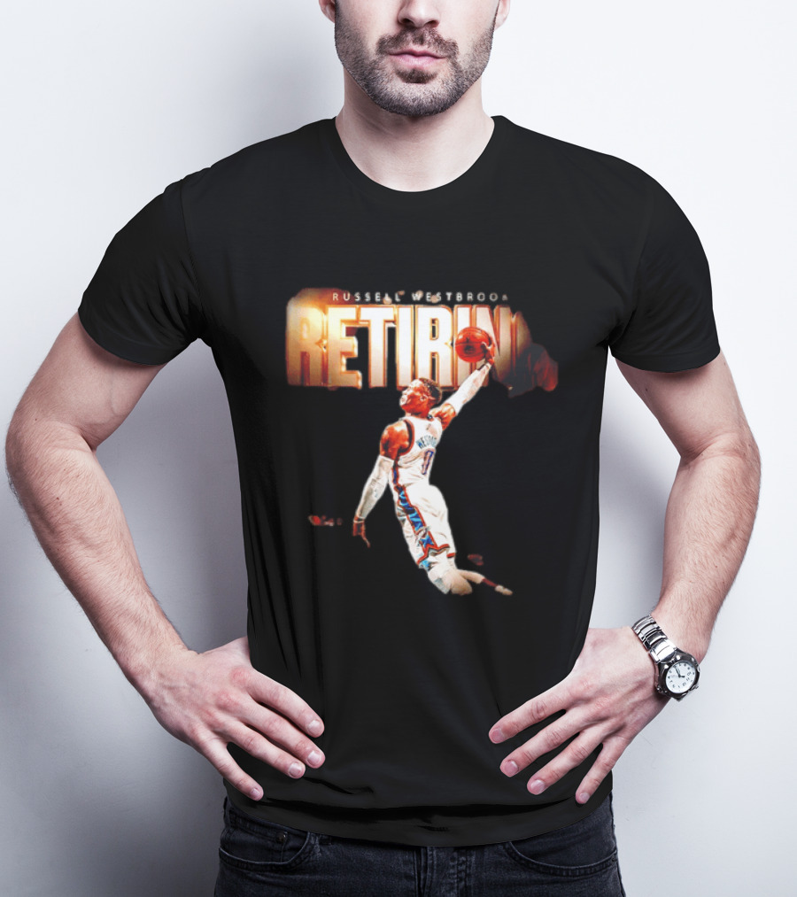 Russell Westbrook Retiring OKC Thunder Legend Dunk T-Shirt