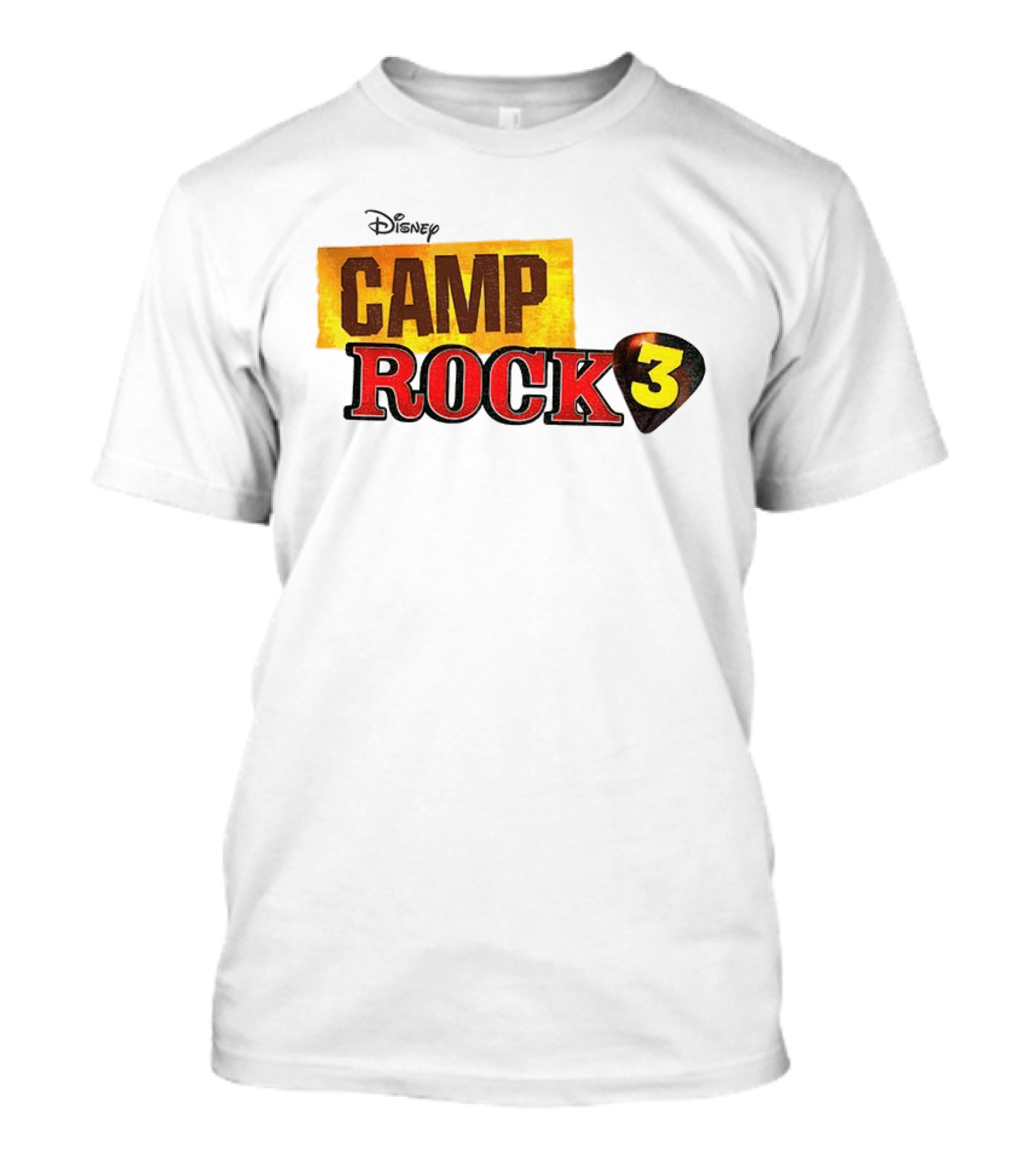 Disney Camp Rock 3 Logo And Guitar Pick T-Shirt