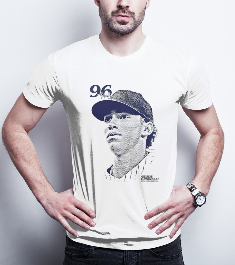 George Lombard Jr. 96 New York Yankees Baseball Lineage Series T-Shirt