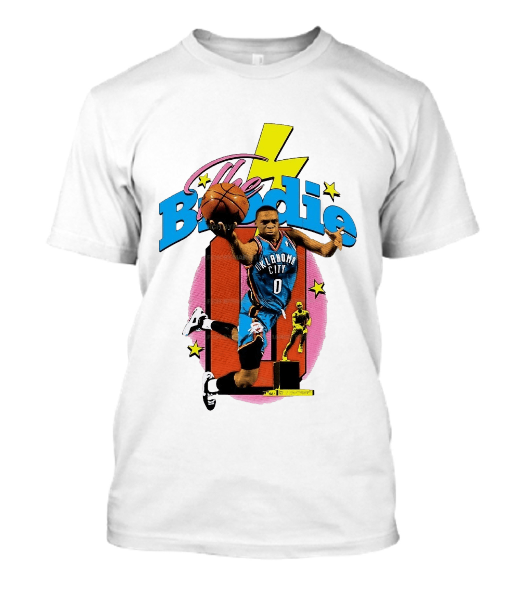 Russell Westbrook The Brodie Oklahoma City Thunder NBA Basketball T-Shirt