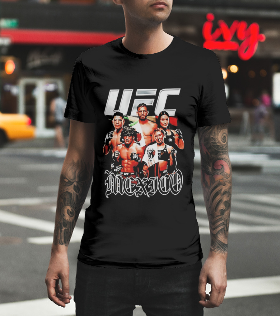 UFC Mexico Noche Fighters Collection Quasar T-Shirt