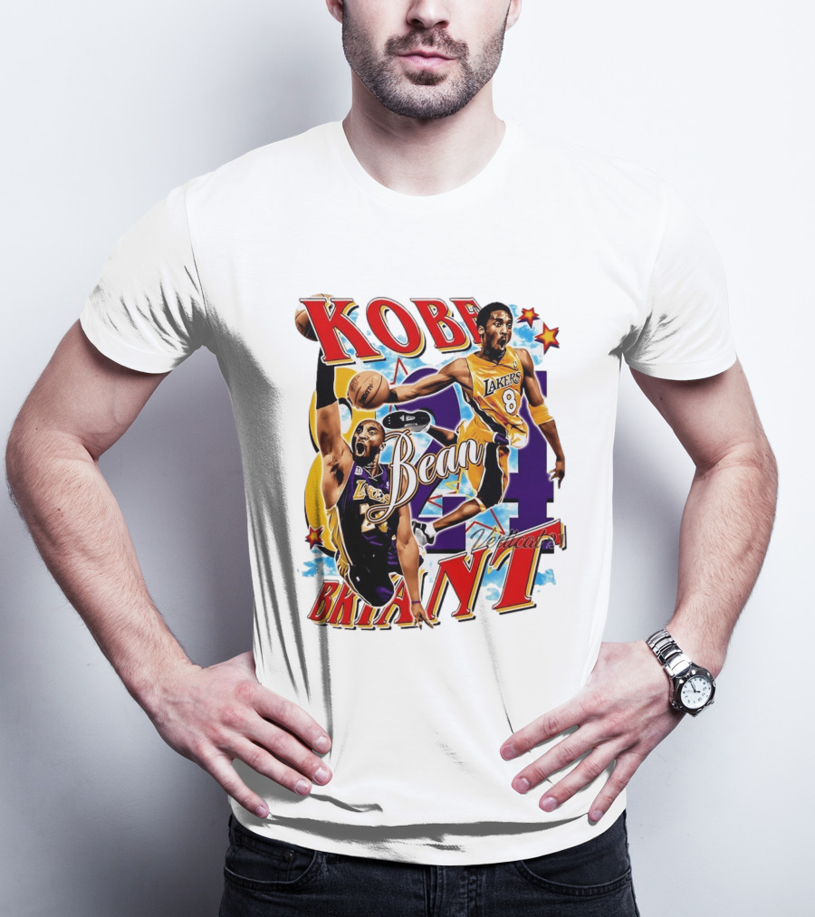 Kobe Bryant Bean Los Angeles Lakers 24 Dedication T-Shirt