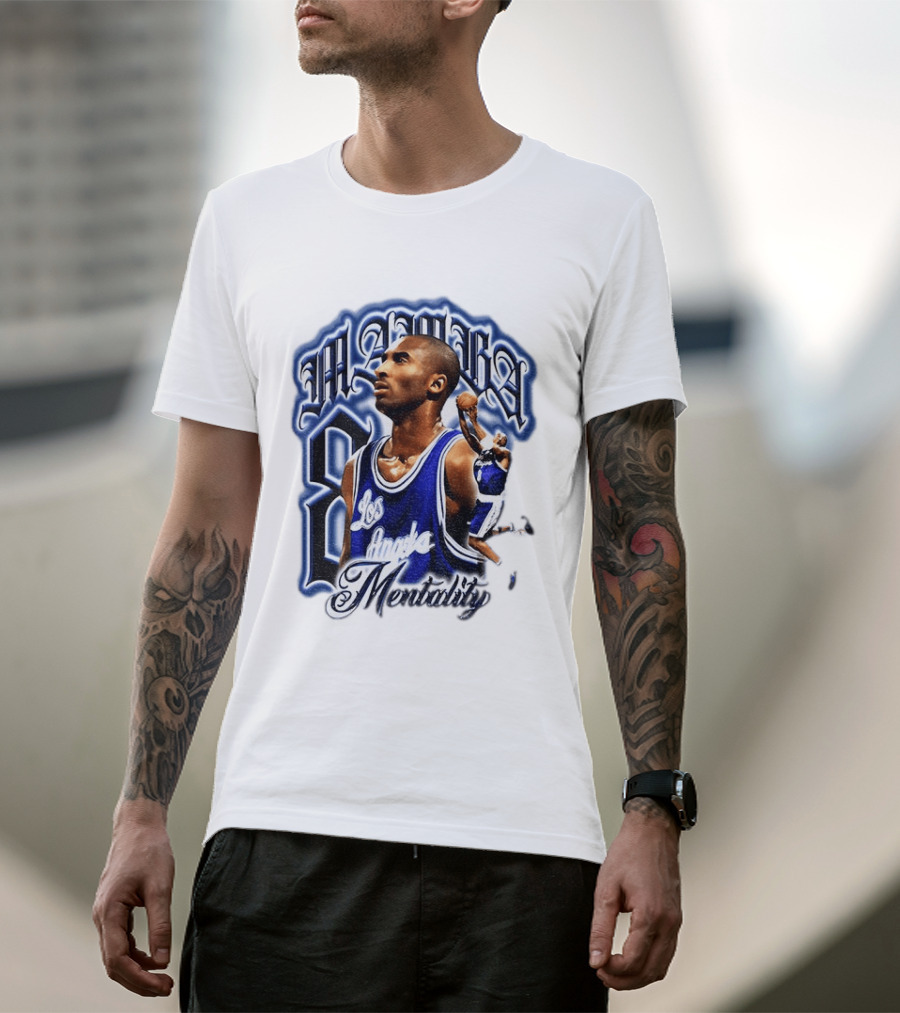 Kobe Bryant Mamba Mentality Los Angeles 8 Basketball T-Shirt