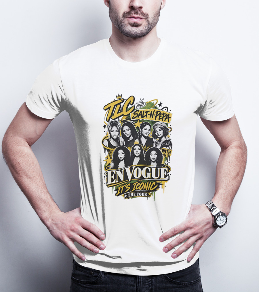 TLC Salt N Pepa En Vogue It's Iconic Tour T-Shirt