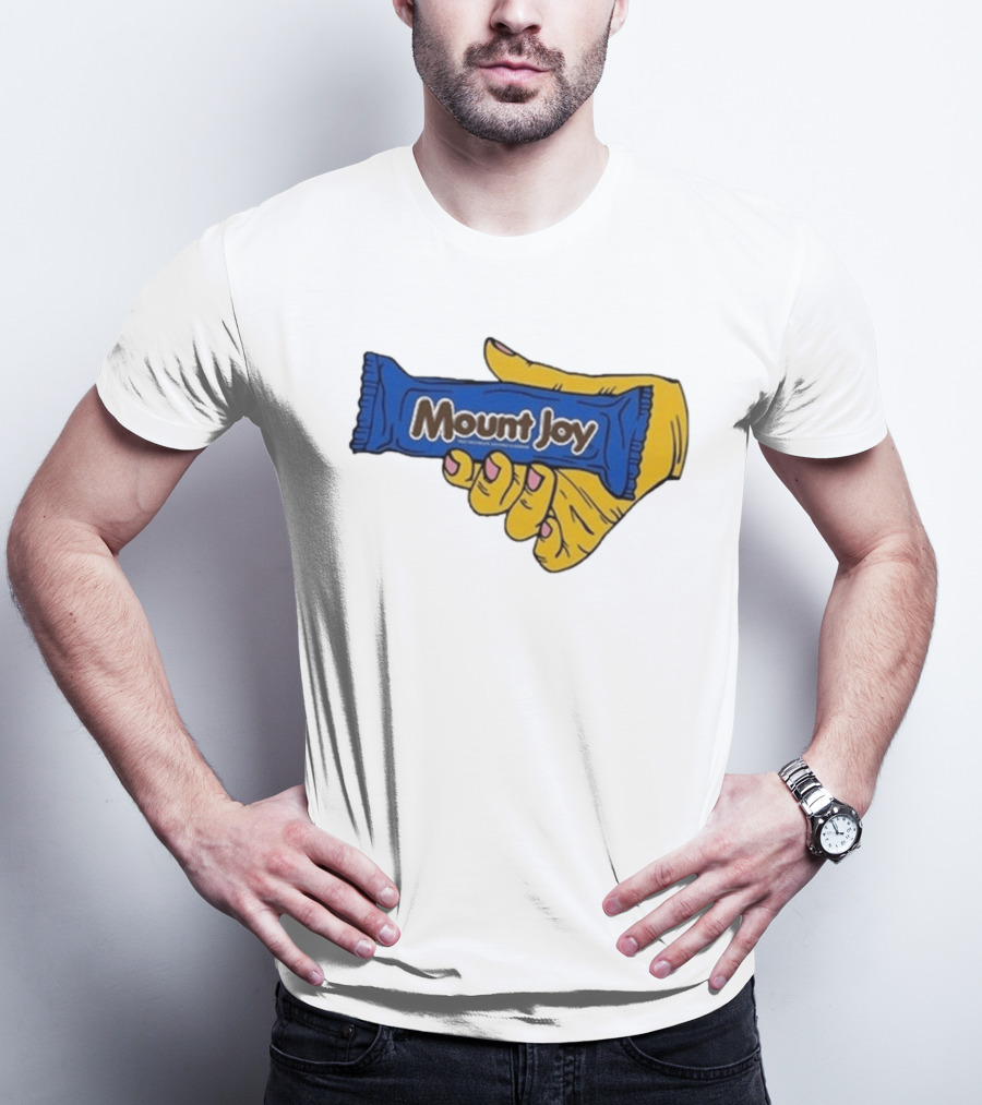 Mount Joy Candy Wrapper Hand Holding T-Shirt