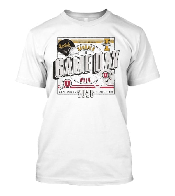 University Of Idaho Vandals At Utah Utes Game Day September 3 2026 Salt Lake City Utah T-Shirt