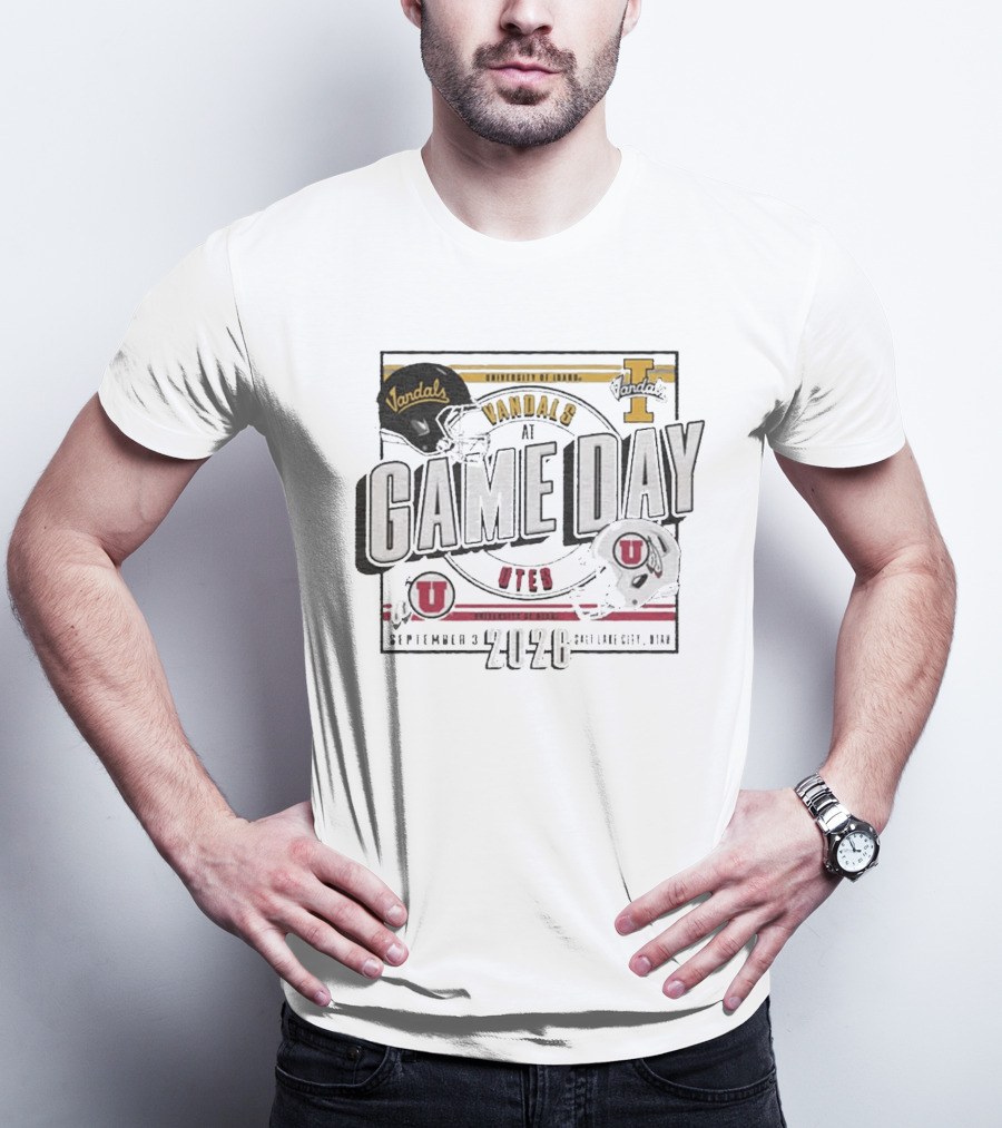 University Of Idaho Vandals At Utah Utes Game Day September 3 2026 Salt Lake City Utah T-Shirt