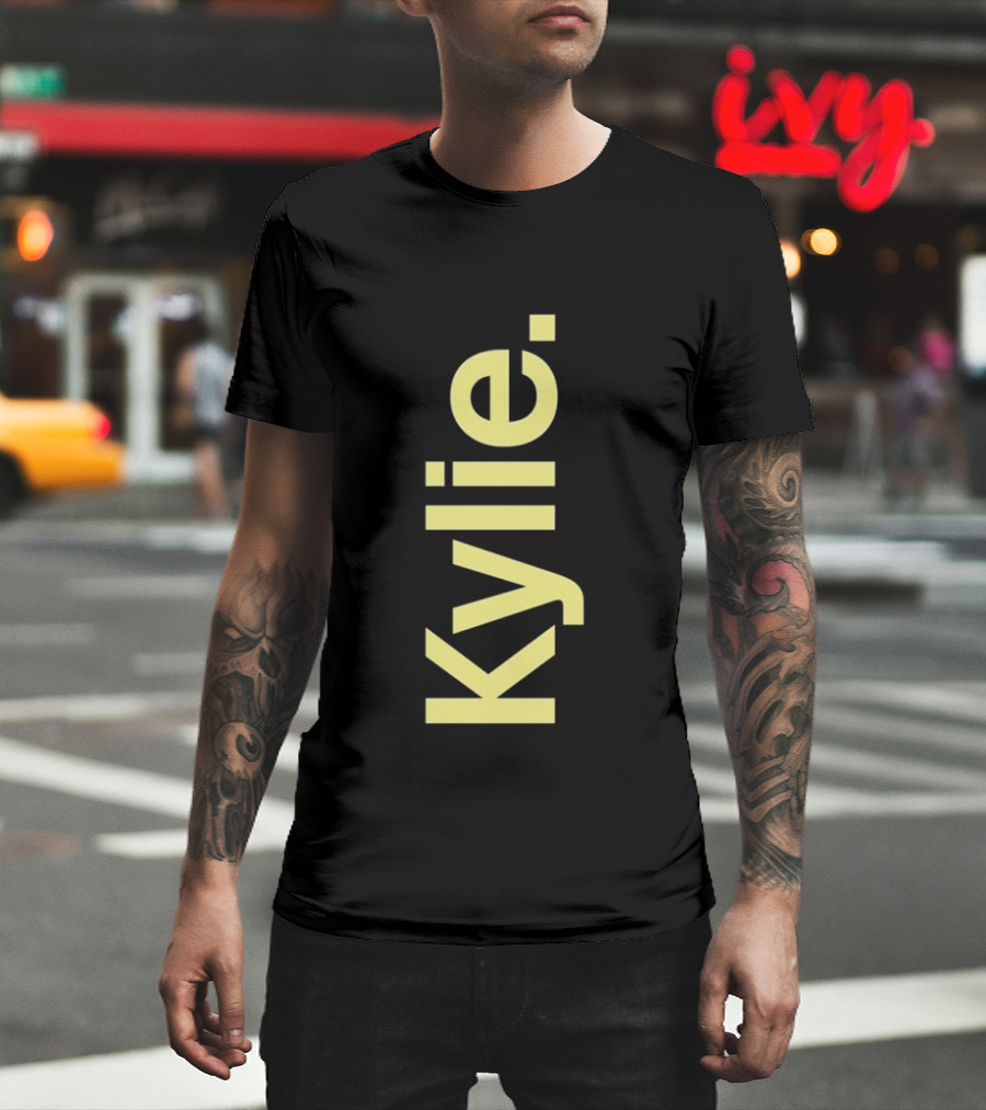 Kylie Minogue Vertical Yellow Kylie T-Shirt
