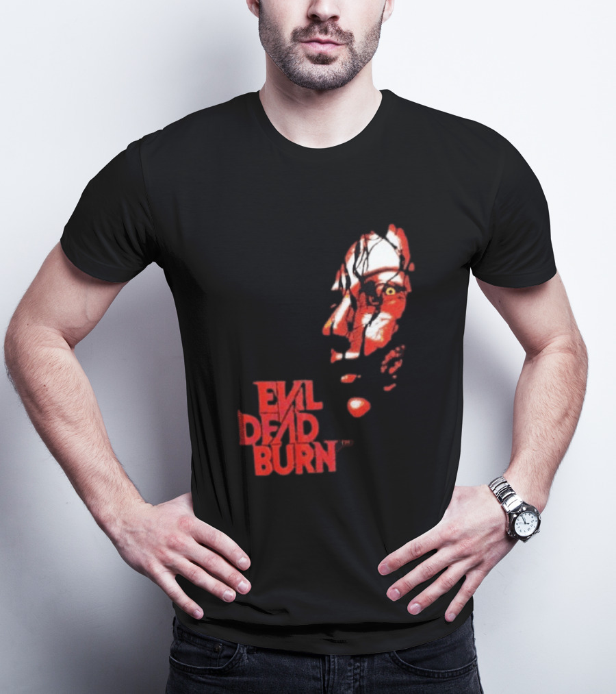 Halloween Horror Nights 2026 Evil Dead Burn Face Red T-Shirt