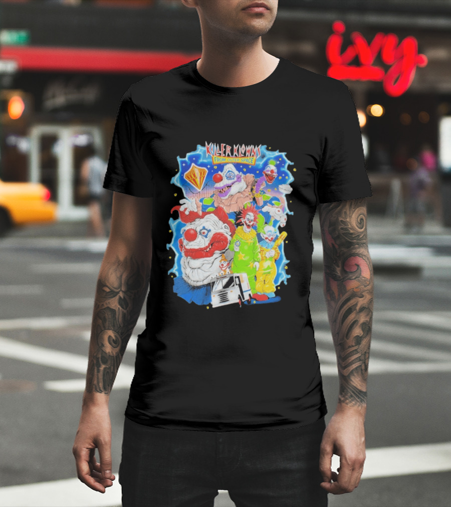 Killer Klowns From Outer Space Halloween Horror Nights 2026 Theme Park Journey T-Shirt