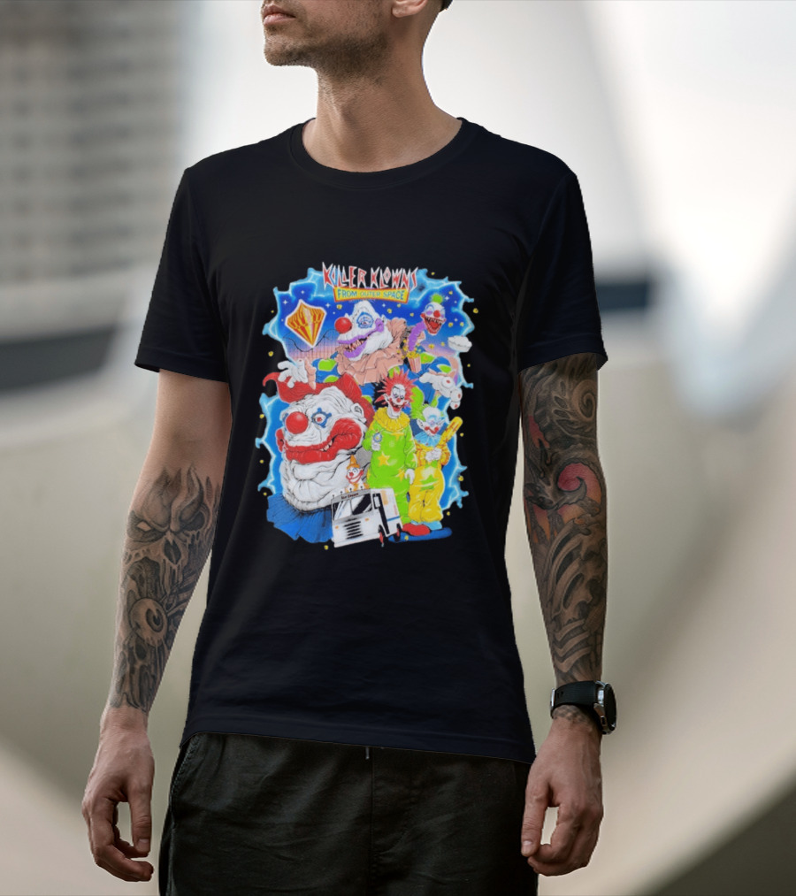 Killer Klowns From Outer Space Halloween Horror Nights 2026 Theme Park Journey T-Shirt