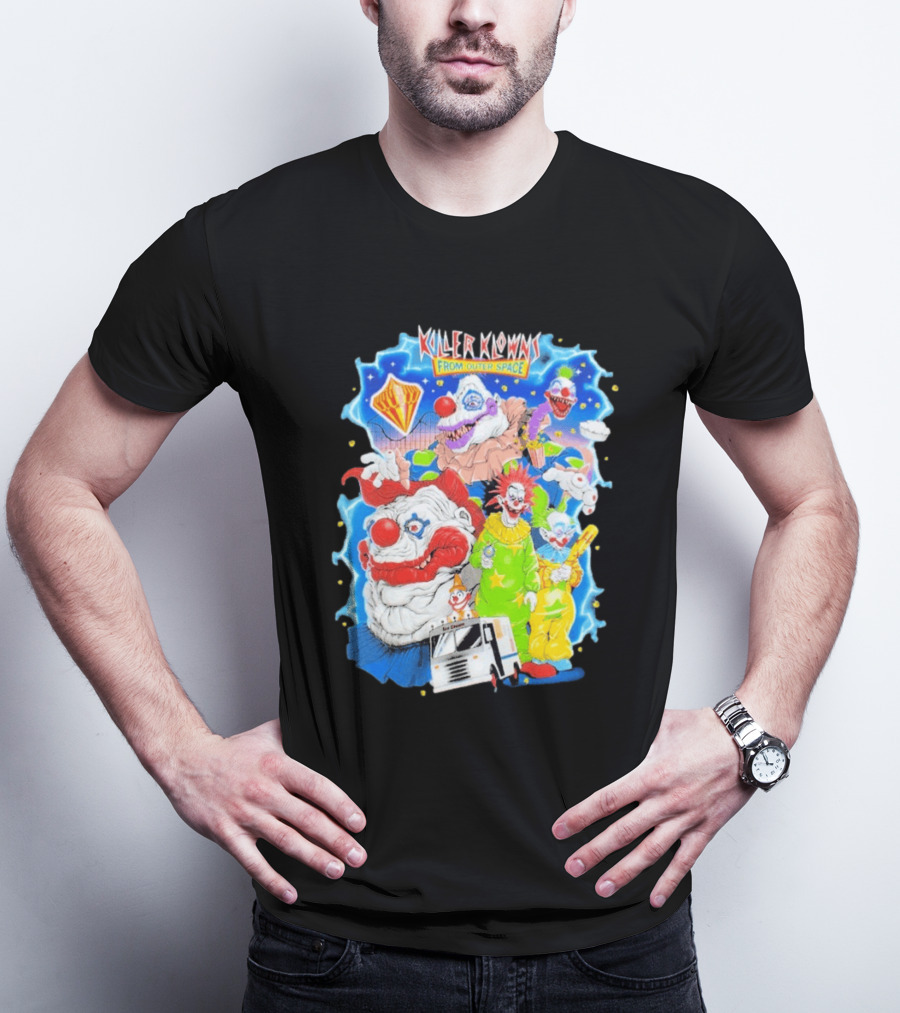 Killer Klowns From Outer Space Halloween Horror Nights 2026 Theme Park Journey T-Shirt