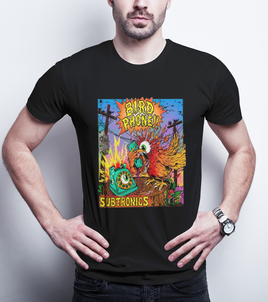 SUBTRONICS Bird Phone 2026 Friday Explosion T-Shirt