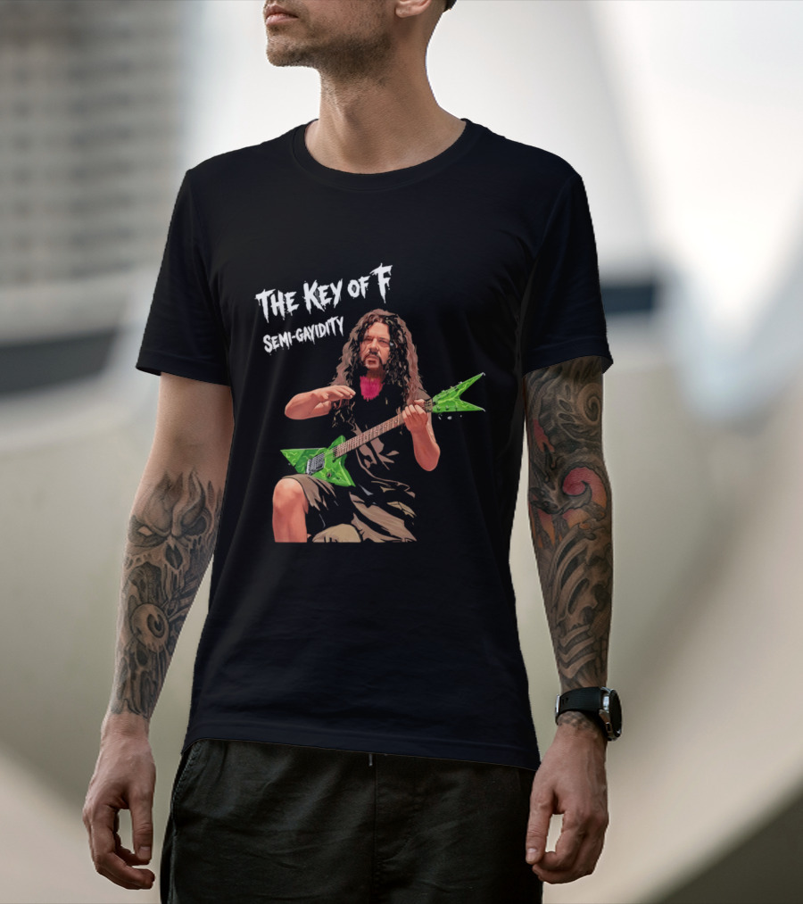 The Key Of F Semi Gayidity Dimebag Darrell Guitarist T-Shirt