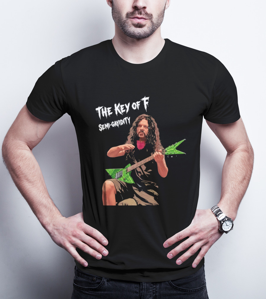 The Key Of F Semi Gayidity Dimebag Darrell Guitarist T-Shirt