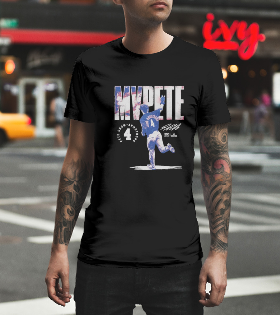 Pete Crow Armstrong Chicago Baseball MVPete T-Shirt