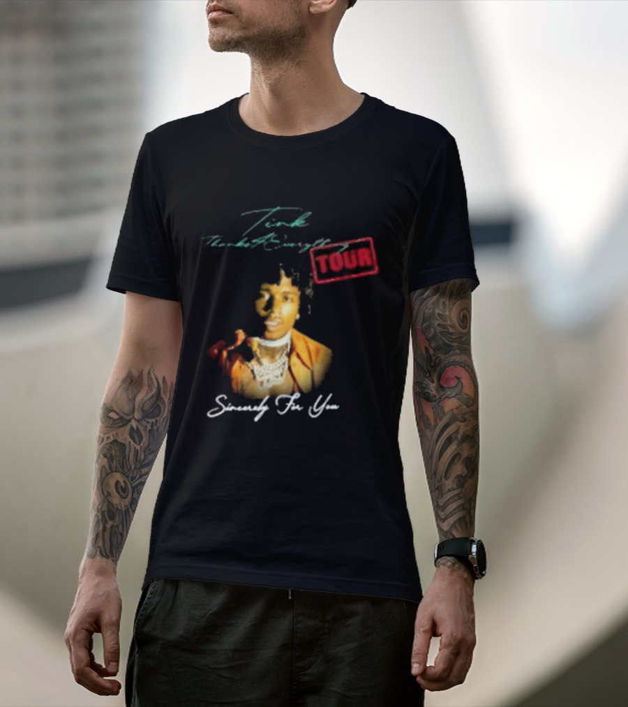 Que Jacquees Thanks 4 Everything Tour Signed You 5000 T-Shirt