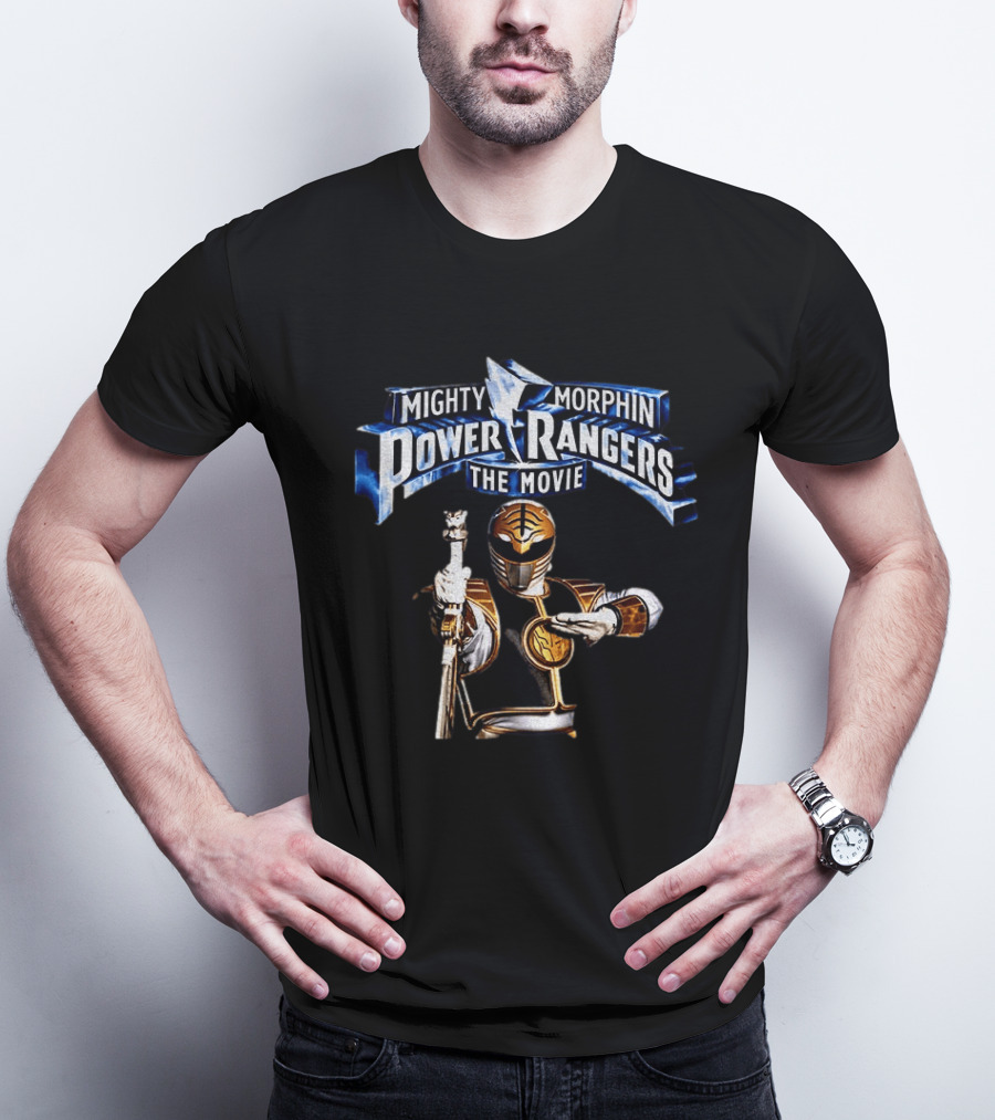 Mighty Morphin Power Rangers The Movie White Ranger T-Shirt