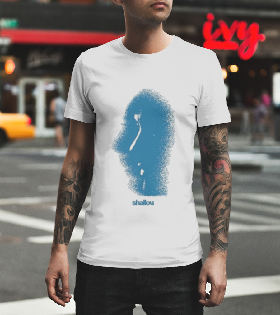 Ambient Inks Shallou Silhouette Blue Profile T-Shirt