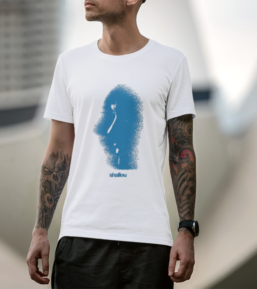 Ambient Inks Shallou Silhouette Blue Profile T-Shirt