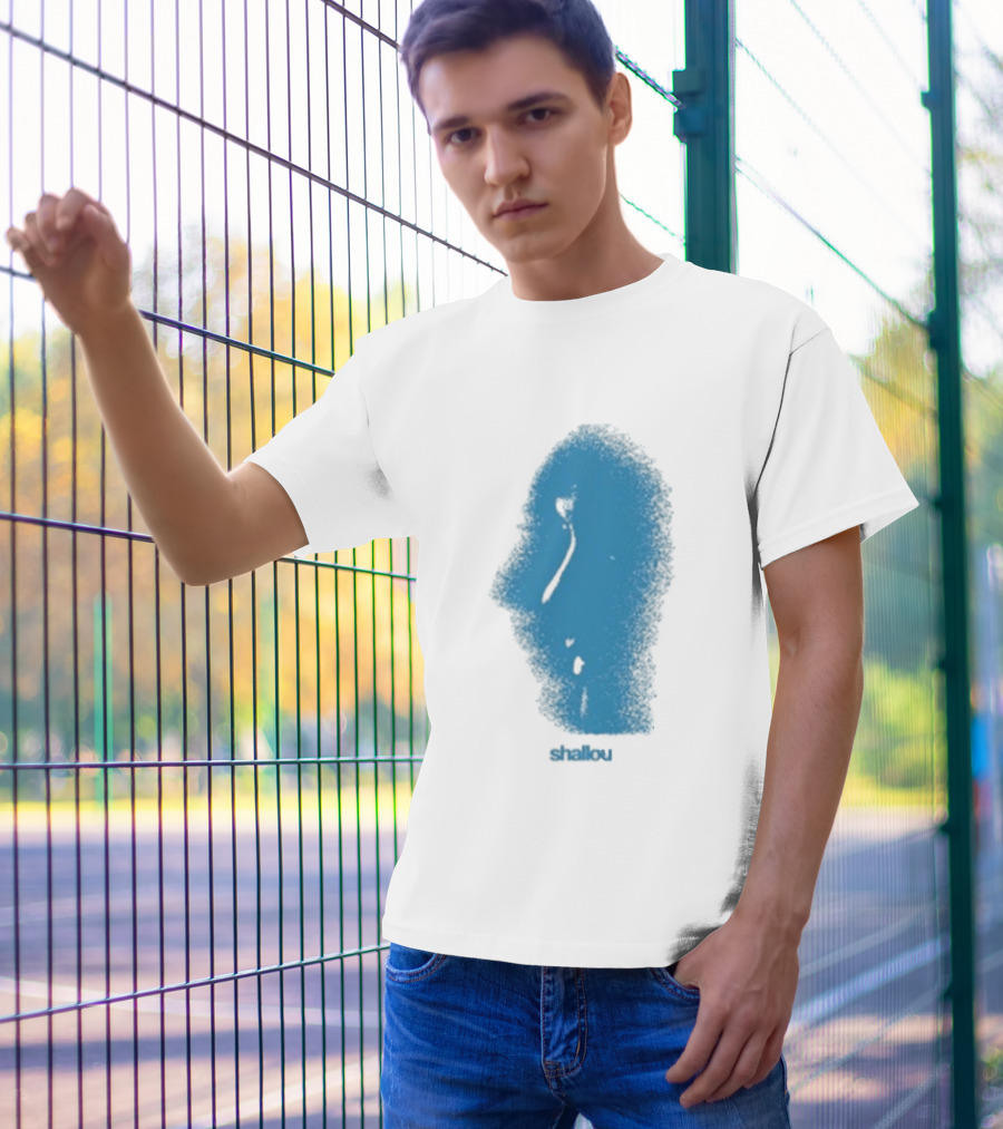 Ambient Inks Shallou Silhouette Blue Profile T-Shirt
