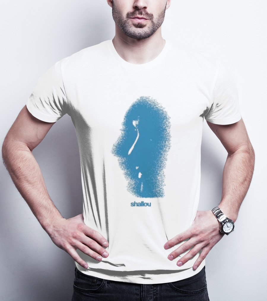 Ambient Inks Shallou Silhouette Blue Profile T-Shirt