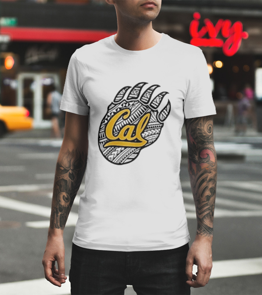 Cal Bears Football From The Bay To The Islands Bear Claw T-Shirt