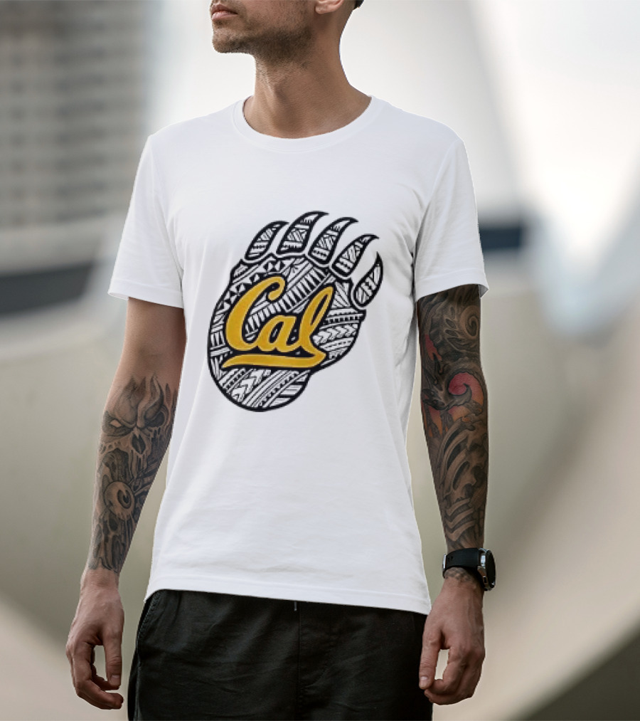 Cal Bears Football From The Bay To The Islands Bear Claw T-Shirt