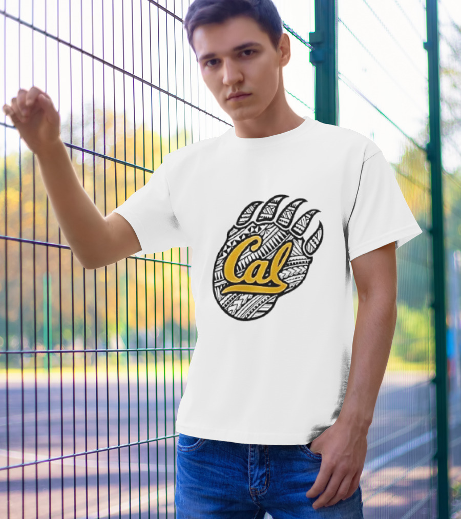 Cal Bears Football From The Bay To The Islands Bear Claw T-Shirt