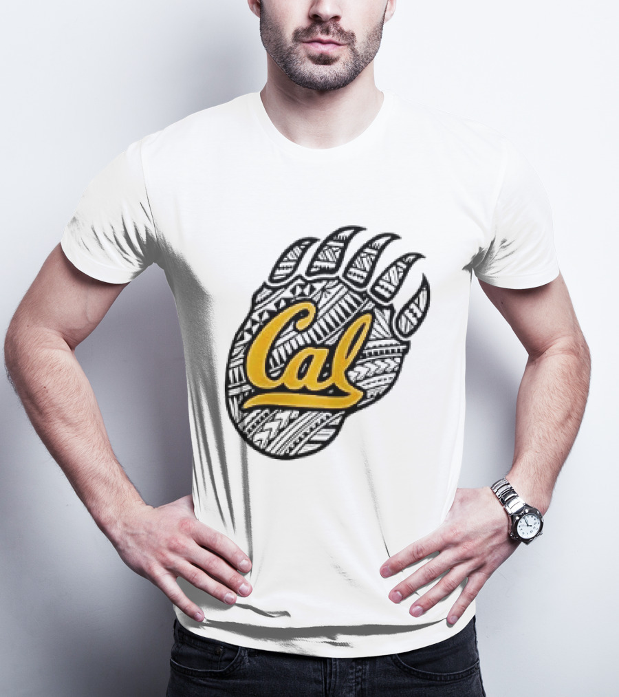 Cal Bears Football From The Bay To The Islands Bear Claw T-Shirt