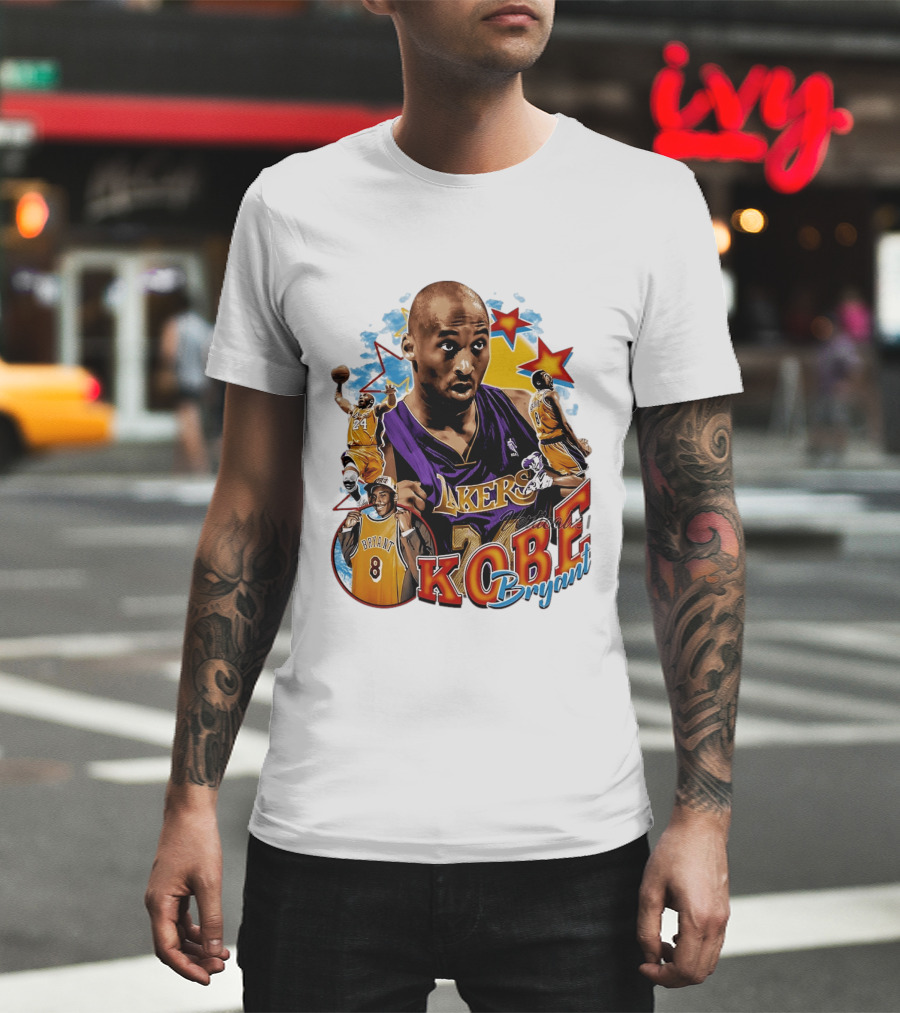 Kobe Bryant Lakers NBA Legendary Player Number 8 And 24 T-Shirt