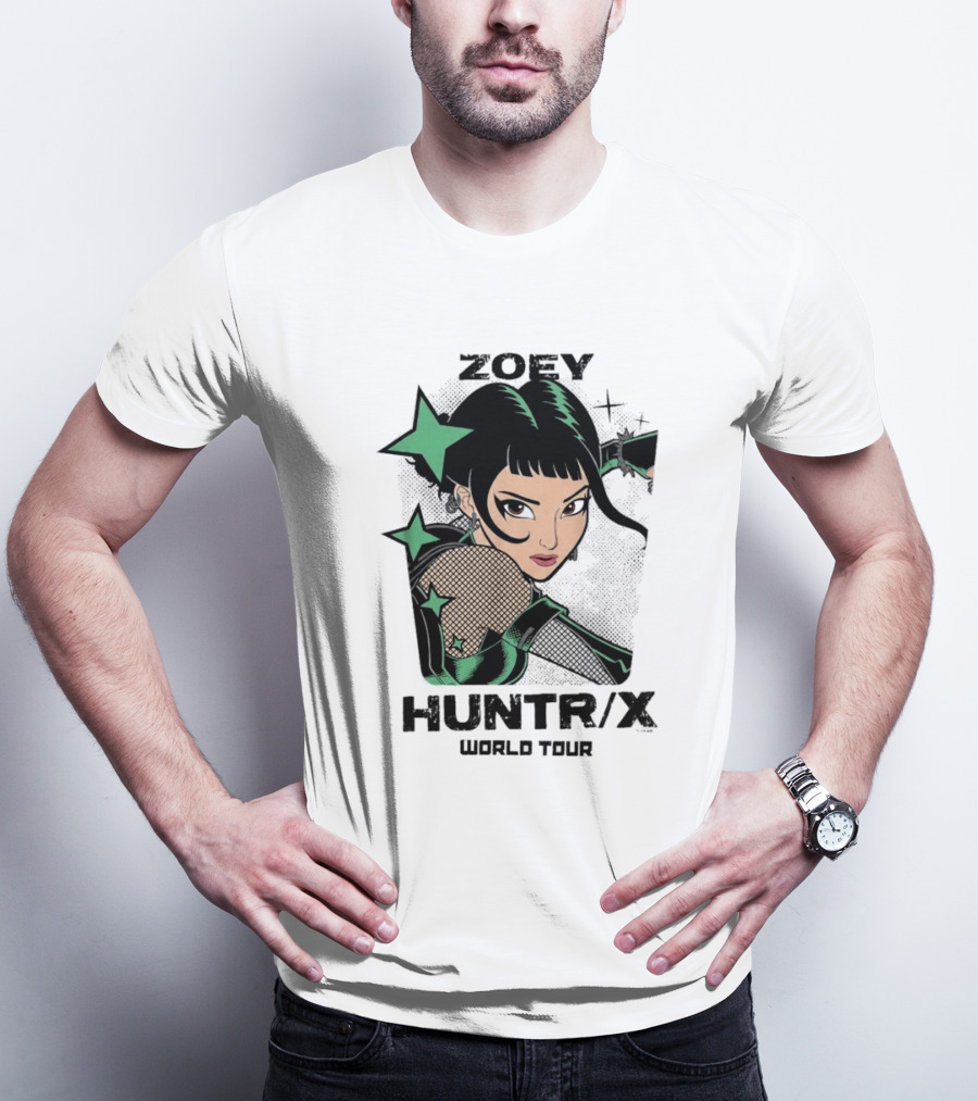 Zoey Huntr/X Girlz Tour Kpop Demon Hunters T-Shirt