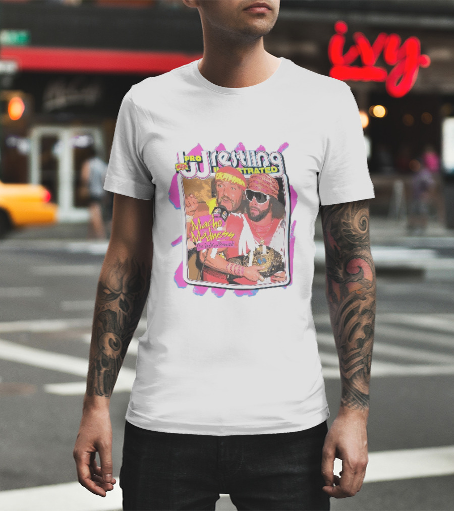 Pro Wrestling Illustrated Macho Madness The Torch Is Passed T-Shirt
