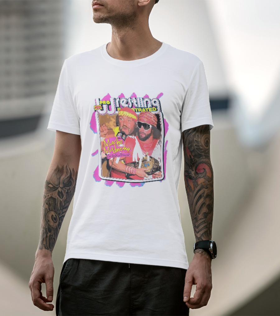 Pro Wrestling Illustrated Macho Madness The Torch Is Passed T-Shirt