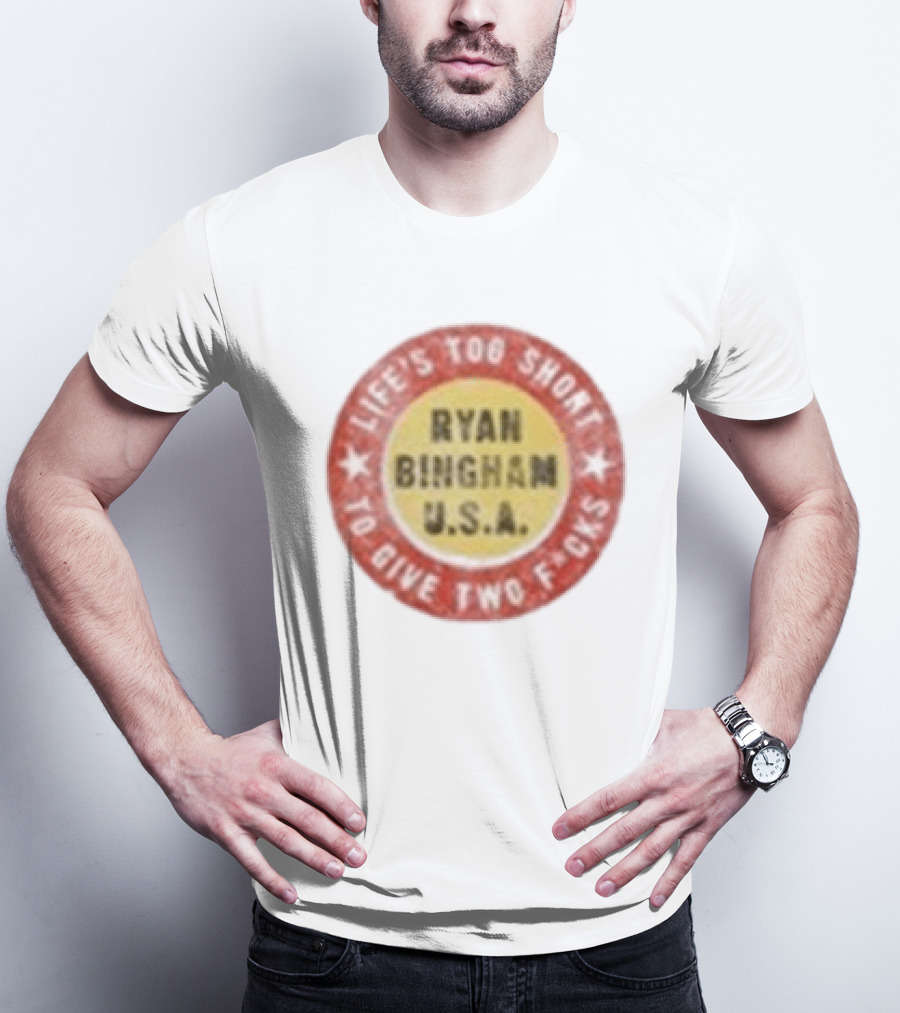 Ryan Bingham Life's Too Short To Give Two F*cks USA T-Shirt