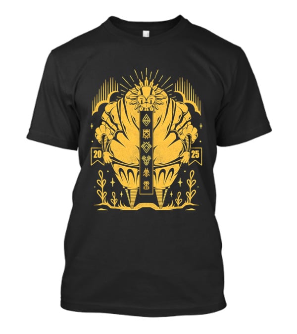 2025 Sun God Symbols Ornate Geometric Motif T-Shirt