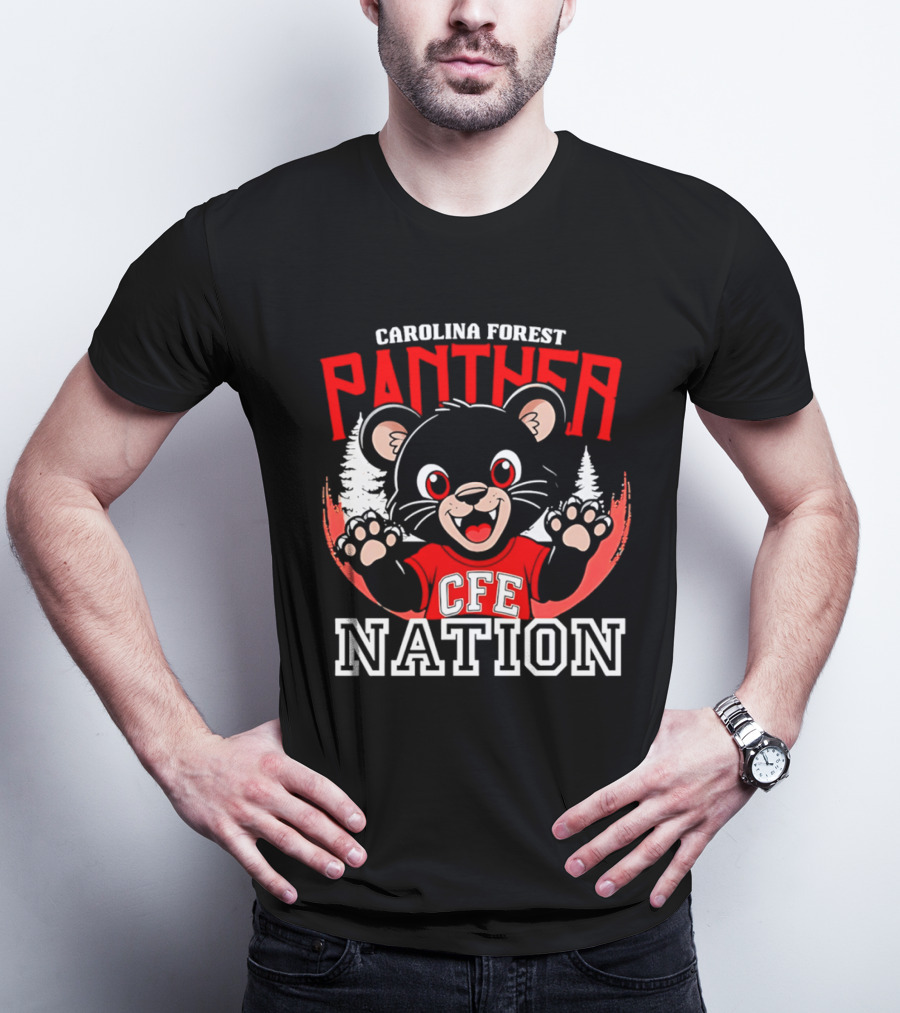 Carolina Forest Panther CFE Nation Cute T-Shirt